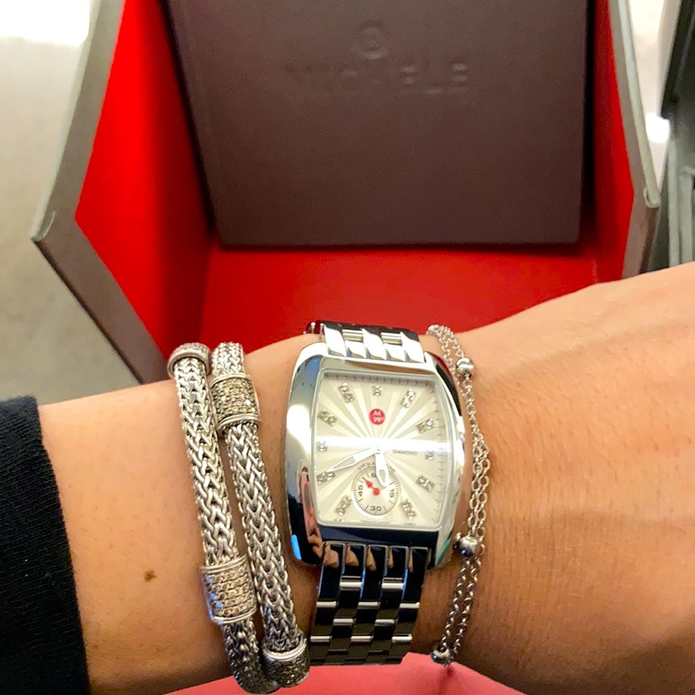 Michele Mini Urban Diamond Watch - Gem